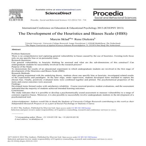 The Development of the Heuristics and Biases Scale.pdf