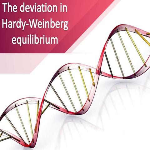 The deviation in hardy weinberg equilibrium | PPT