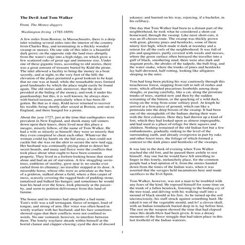 The Devil and Tom Walker.pdf