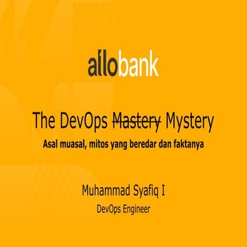 The DevOps Mystery - Muhammad Syafiq Izzaudin.pptx