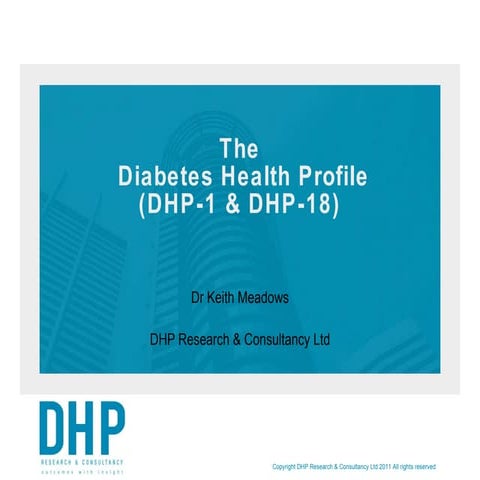 The Diabetes Health Profile | PPT