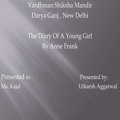 The diary of anne frank act i scenes 1 2 | DOCX