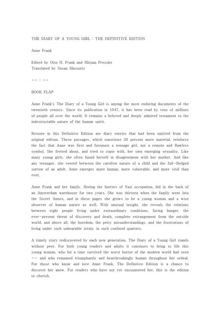 Anne frank | PPTX | Celebrity Families | Pop Culture