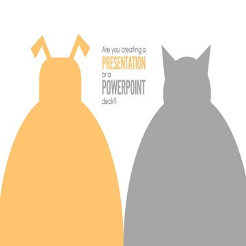 The difference between a presentation and a power point show | PPTX