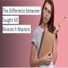 The Difference Between Taught vs Research Masters | PPTX