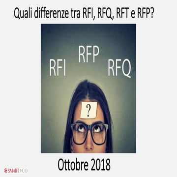 Differenze tra RFI RFQ RFT e RFP | PDF