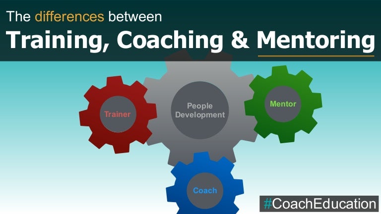 The Differences Between Training, Coaching and Mentoring