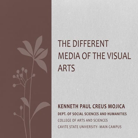 The different media of the visual arts.pptx