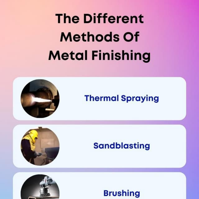 The Different Methods Of Metal Finishing.pdf