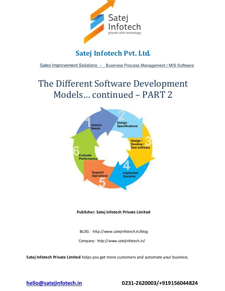 The Different Software Development Models Continued Part 2