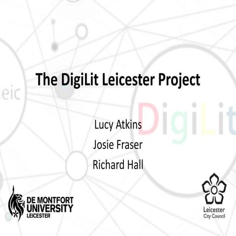 Supporting staff development in Digital Literacy: the DigiLit Leicester ...