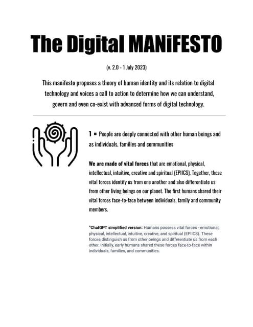 Garth Von Buchholz, Digital educator at The digital manifesto