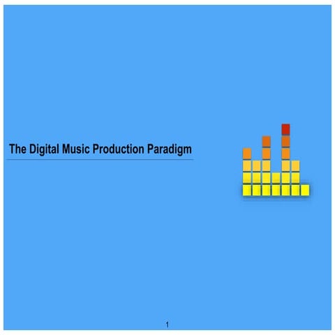 The Digital Music Production Paradigm | PPTX