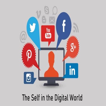 The Digital Self topic for understanding the self subject in college ...