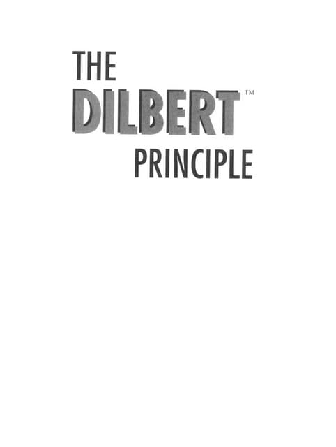 Dilbert The Case Continues | PDF