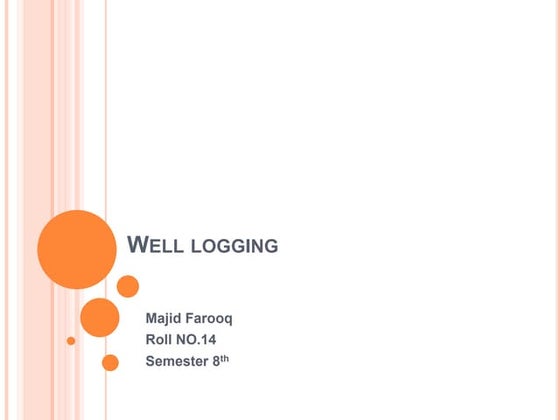 Sp log - Well logging | PDF | Geology | Science