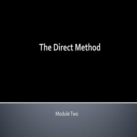 The Direct Method.pdf for university students | PDF