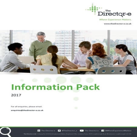 The Director-e Candidate Information Pack | PDF