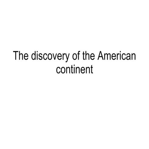 The first americans | PPTX
