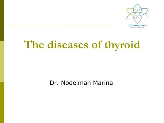 Thyroid Disease presentation by Rebira pptx | PPT