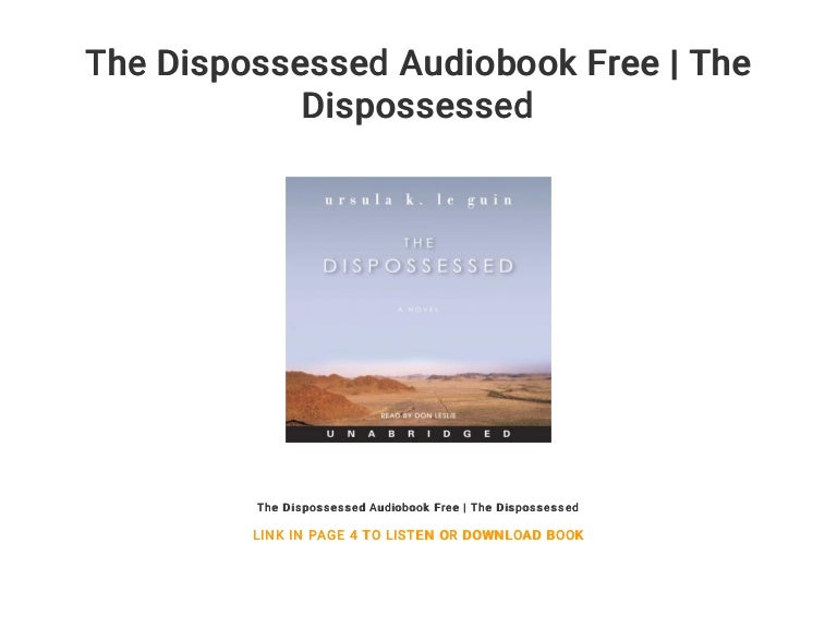 The dispossessed book - plmmarine