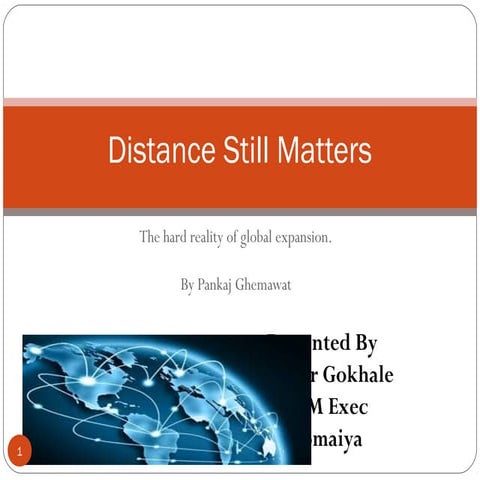 The Distance still matters | PPT