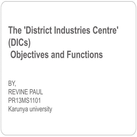 KIADB (Karnataka Industrial Area Development Board) | PPTX