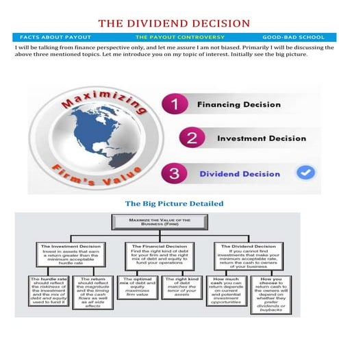 Dividend Decision | PDF