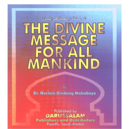 The Divine Message For All Mankind | PDF | Mental Health | Diseases and ...