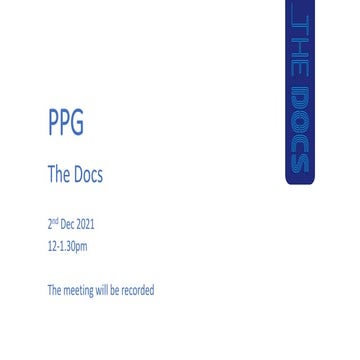 The Docs PPG - 02.12.21