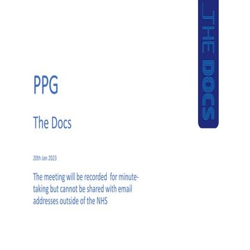 The Docs PPG - 20.01.2023