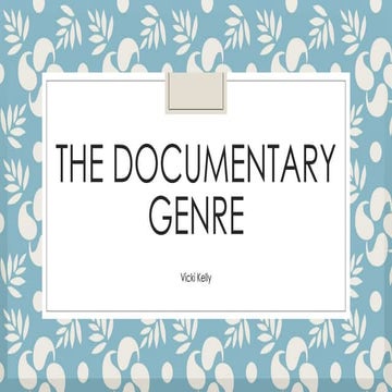 The documentary genre.pptx