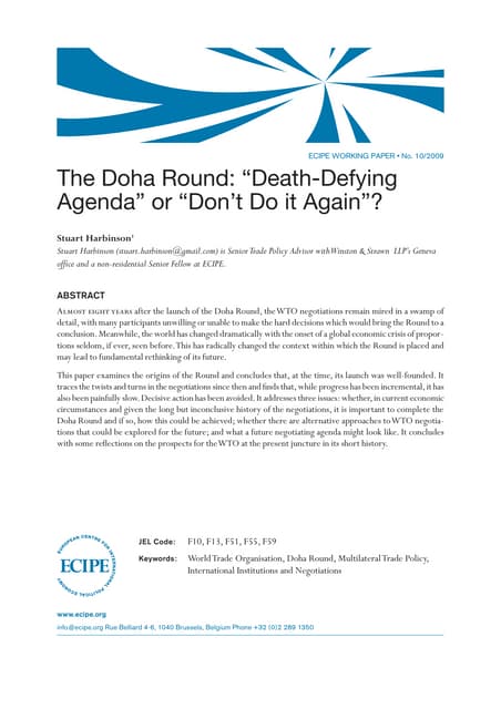 The world trade organization (wto) | PPTX