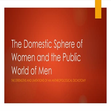 The Domestic Sphere of Women and the Public.pptx