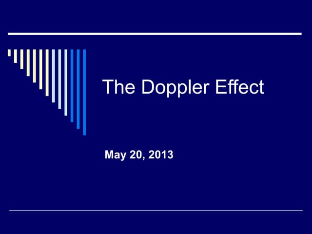 Doppler effect | ODP