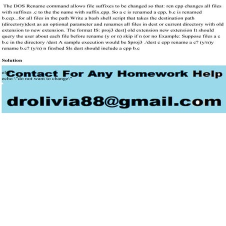 The DOS Rename command allows file suffixes to be changed so that re.pdf
