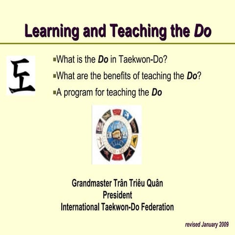 Learning & Teaching The Do | PPT