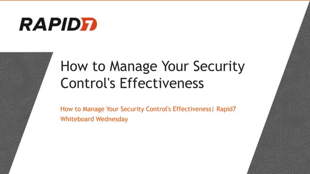 How To Manage Your Security Controls Effectiveness Ppt