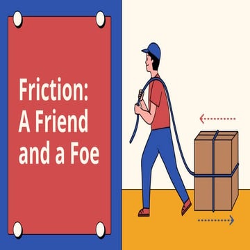 The Dual Nature of Friction Education Presentation in Blue Red Simple ...