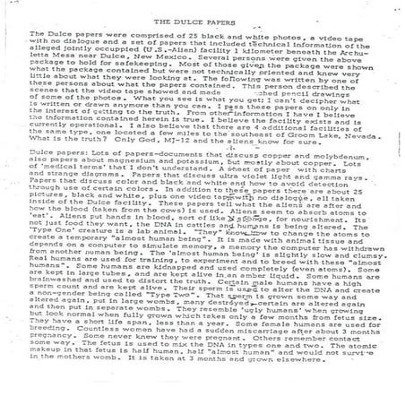 The Dulce Papers | PDF