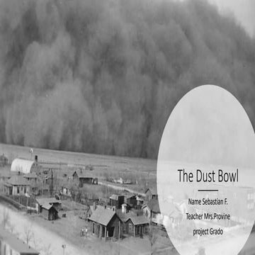 The Dust Bowl Summary | PDF