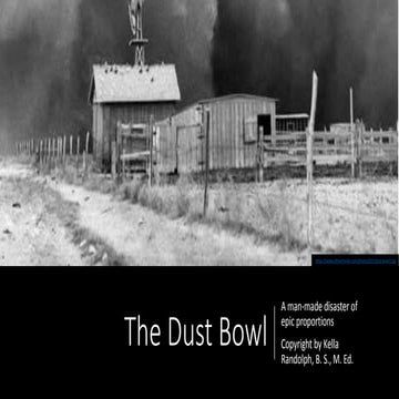 The dust bowl, then and now | PPTX