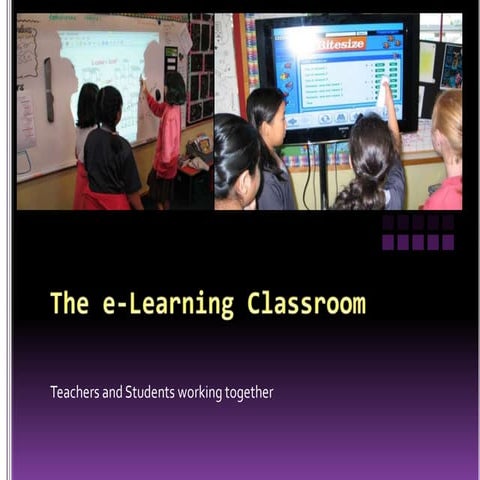 The e learning classroom | PPT