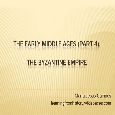 The Middle Ages: The Bizantine Empire | PPTX | Christianity | Religion ...