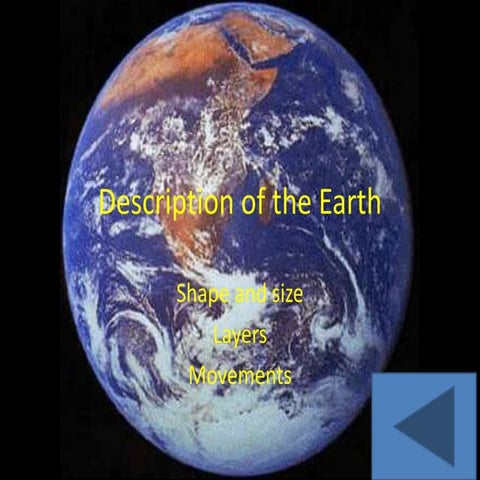 The earth | PPTX