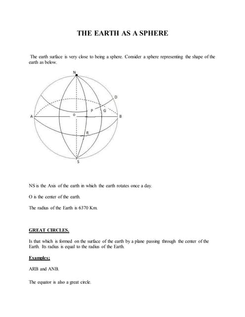 Earth geometry | PDF | Geography | Science