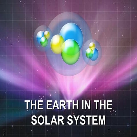 The earth in the solar system | PPT | Geology | Science