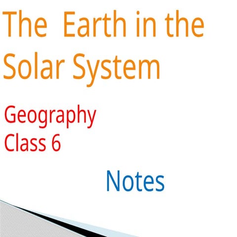 The Earth in the Solar System Notes.pptx