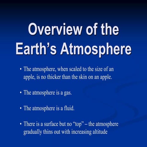 Earth’s atmosphere | PPTX