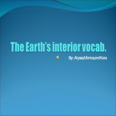 07: Earth Vocabulary | PPT